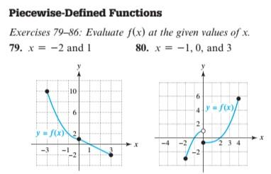 Solved Piecewise-Defined Functions Exercises 79–86: Evaluate | Chegg.com