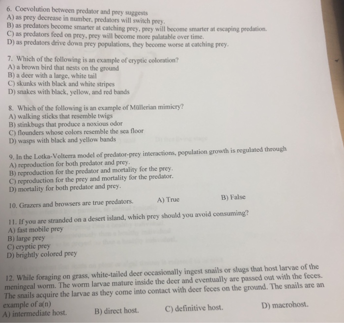 Coevolution Examples Predator And Prey
