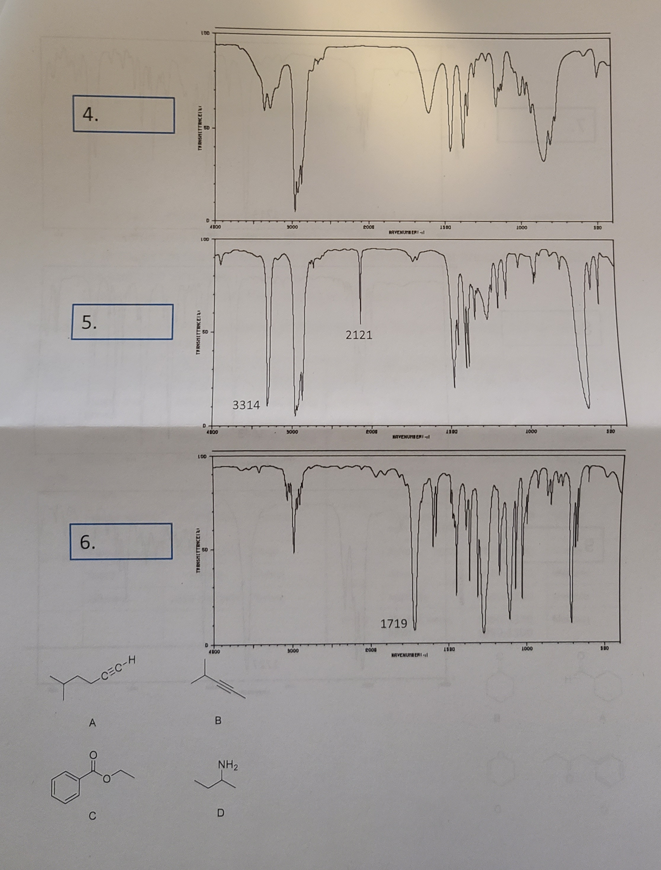A B C D (2 pts ea) For each problem, clearly | Chegg.com