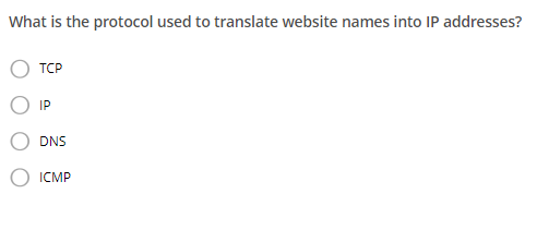 Solved What is the protocol used to translate website names | Chegg.com