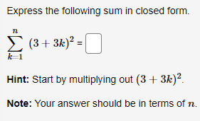 Solved Is the sequence an=9+3n arithmetic? Your answer is | Chegg.com