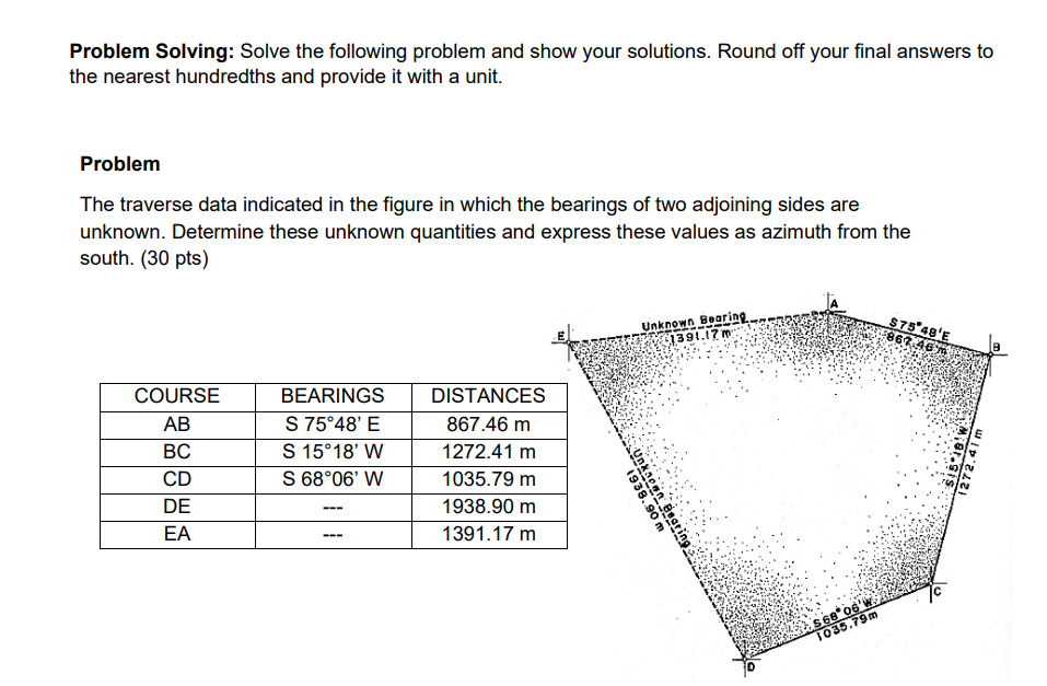 Solved Problem Solving: Solve the following problem and show | Chegg.com