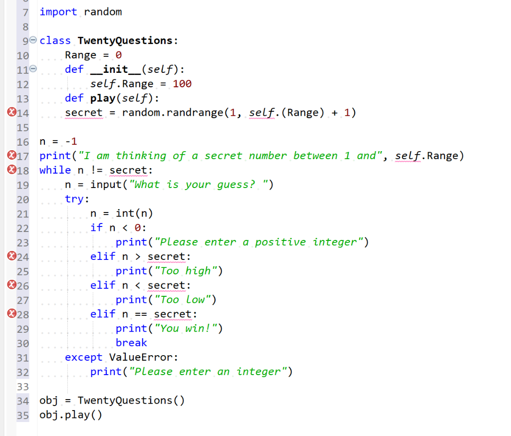 Solved using python in eclipses Question I am attempting to | Chegg.com