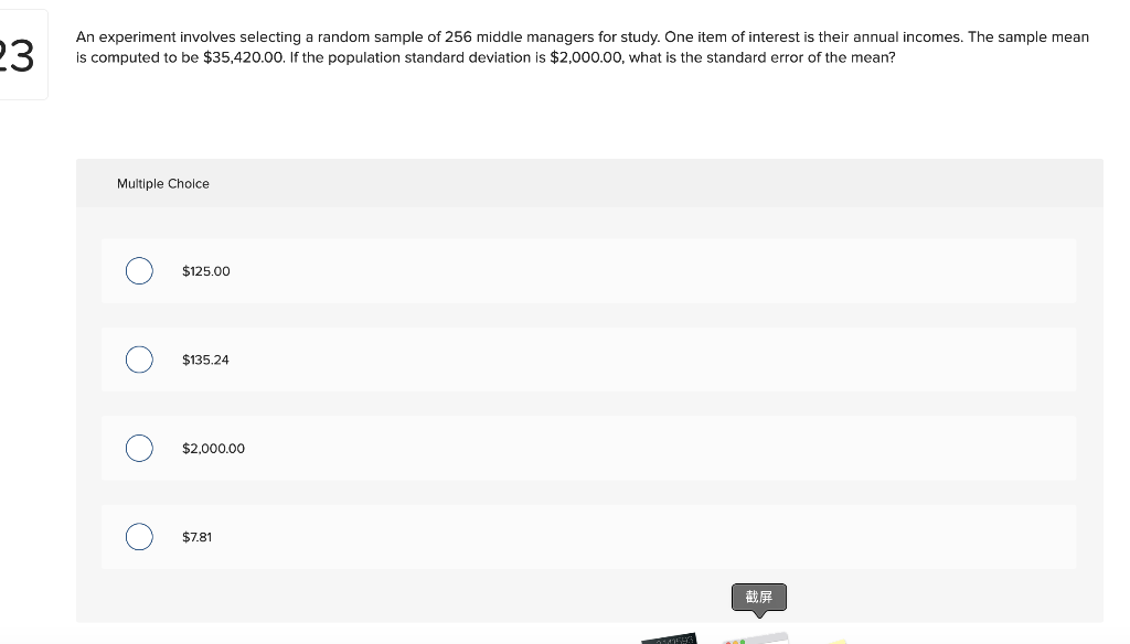 Solved 23 An Experiment Involves Selecting A Random Sample 2325