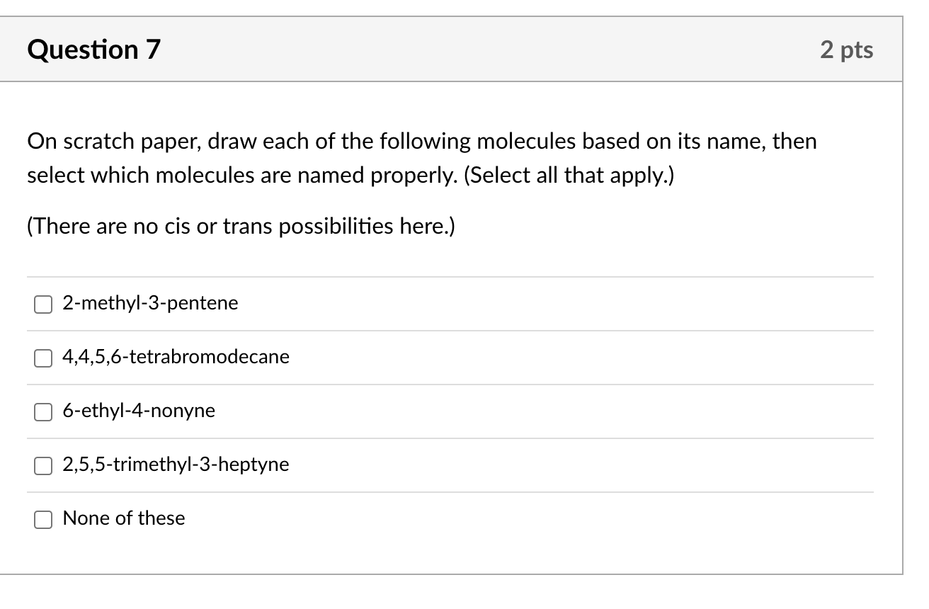 On scratch paper, draw each of the following | Chegg.com