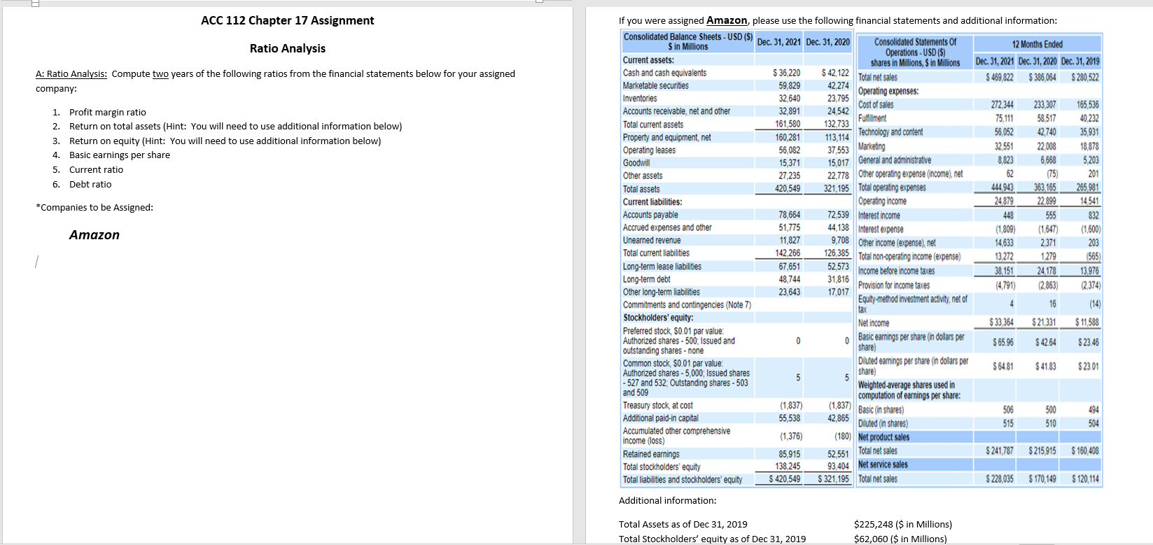 Solved Please help with my Accounting assignment. I am | Chegg.com