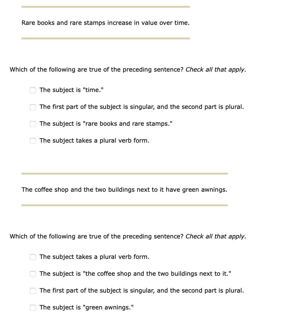 5. Subject-Verb Agreement with Compound Subjects | Chegg.com