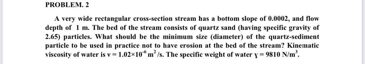 Solved PROBLEM. 2 A very wide rectangular cross-section | Chegg.com