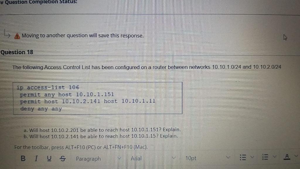 Solved Question Completion Status: A Moving to another | Chegg.com