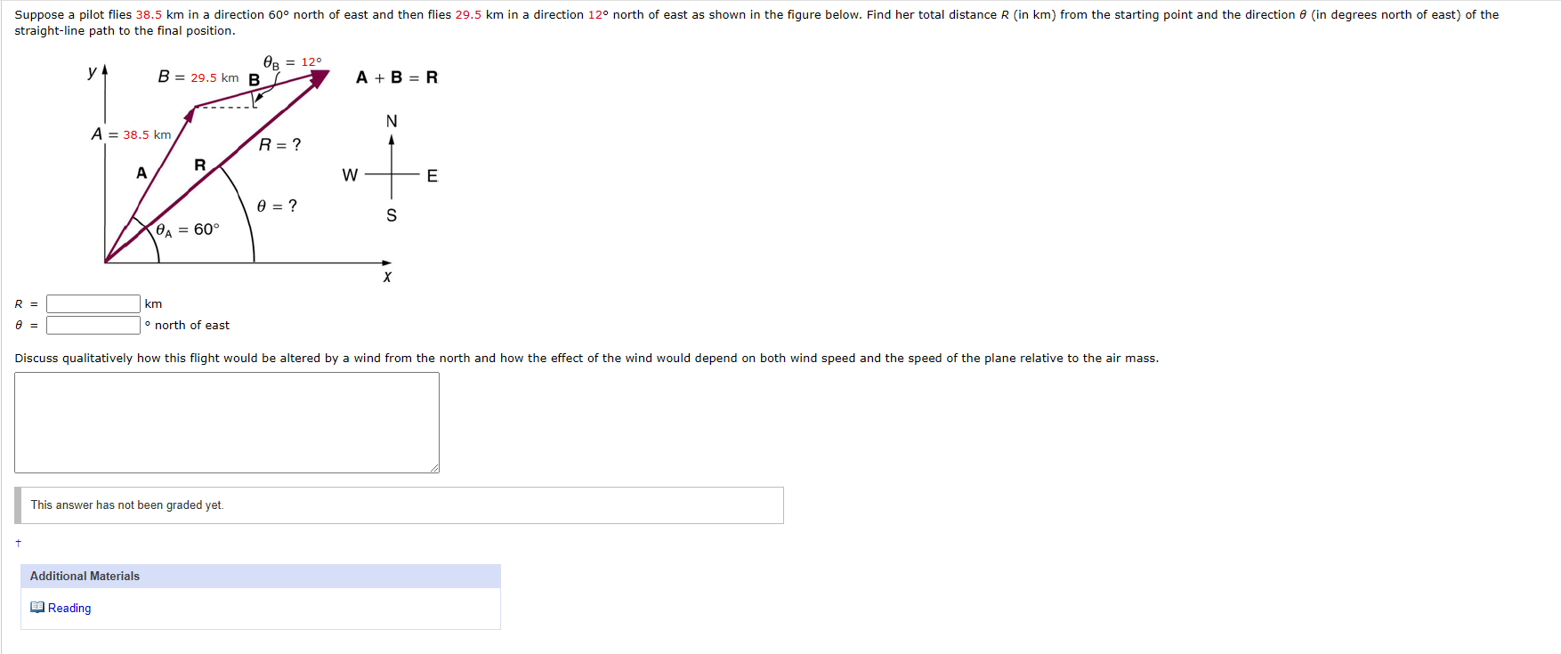 Solved straight-line path to the final position. R=1θ= km∘∘ | Chegg.com