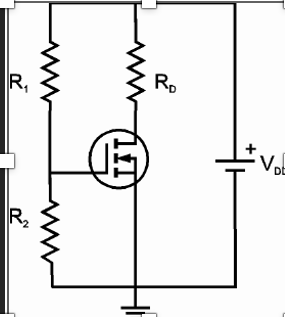 Solved Calculate the voltages VDS and VGS in the voltage | Chegg.com