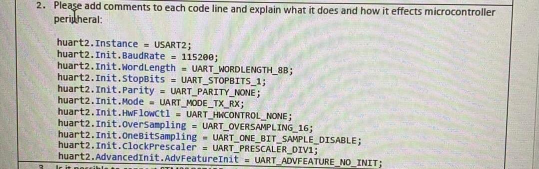 Solved 2. Please add comments to each code line and explain | Chegg.com