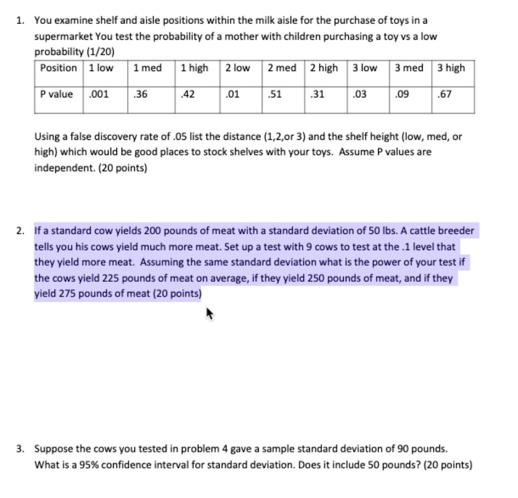 Solved 2. If a standard cow yields 200 pounds of meat with a | Chegg.com