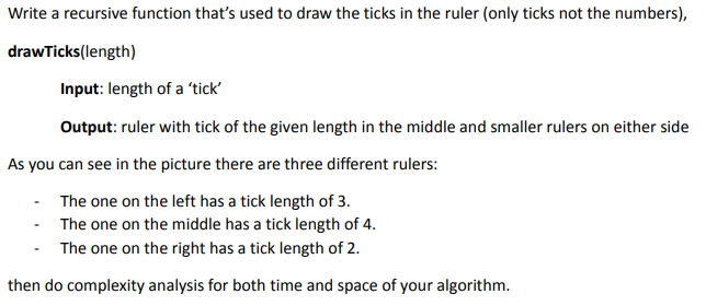 Solved Write a recursive function that's used to draw the | Chegg.com