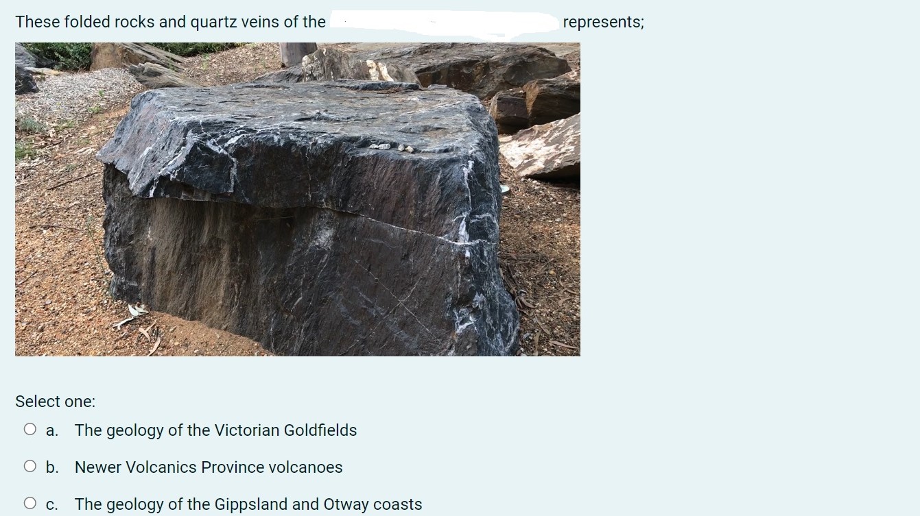 Solved Basalt columns of the represents; Select one: a. | Chegg.com