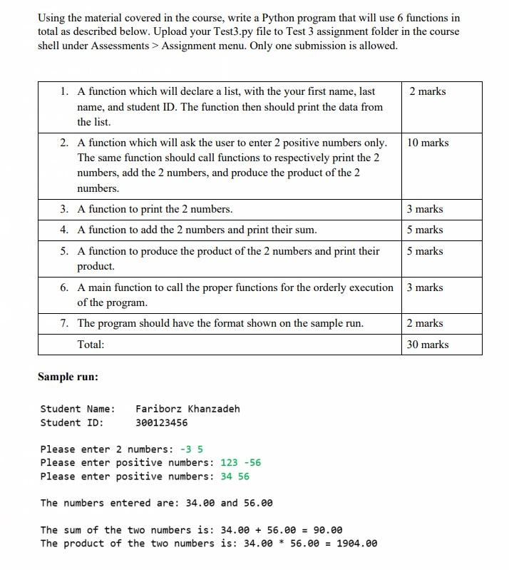 Solved Using the material covered in the course, write a | Chegg.com