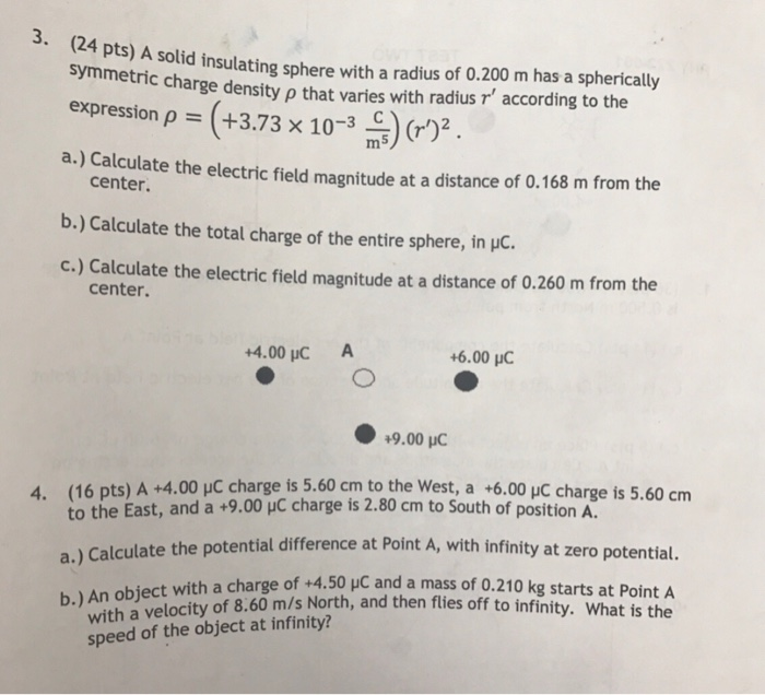 Solved Please label each part of the question and include | Chegg.com