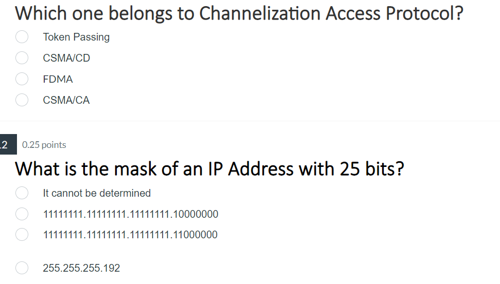 Solved Which one belongs to Channelization Access Protocol? | Chegg.com