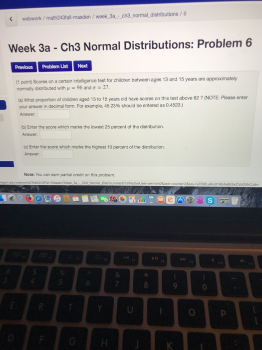 Solved webwork/math243fall-masden/ week 3a-ch3 normal | Chegg.com