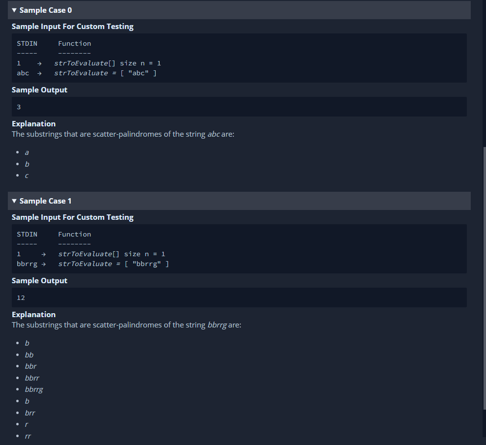 Solved # A palindrome is a string which reads the same | Chegg.com