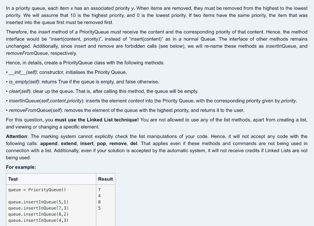 Solved In a priority queue, each item x has an associated | Chegg.com