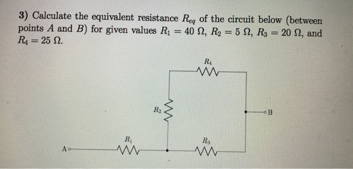 Solved Calculate the equivalent resistance R_eq of the | Chegg.com