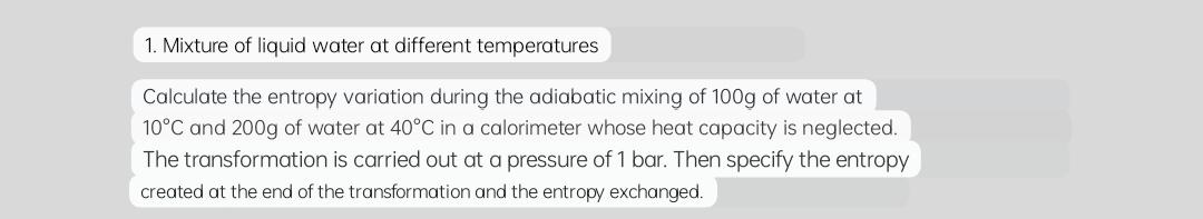 Solved Calculate the entropy variation during the adiabatic | Chegg.com