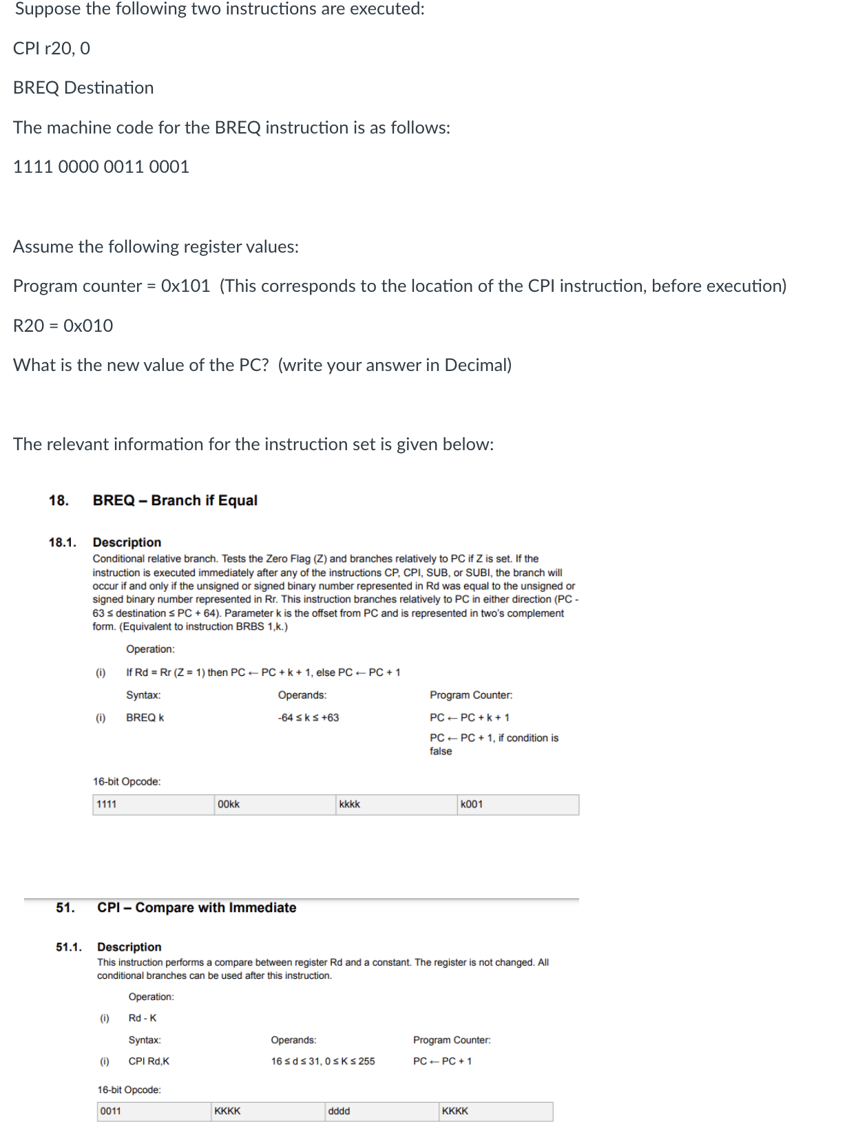 Solved Suppose the following two instructions are executed: | Chegg.com