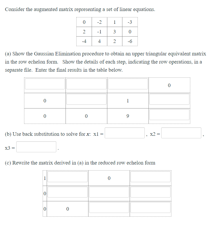 Solved 1. Find the elementary matrices that can be used as | Chegg.com