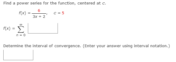 Solved Find a power series for the function, centered at c. | Chegg.com