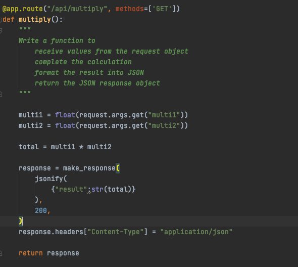Solved im using flask to create a calculator, and i have to | Chegg.com