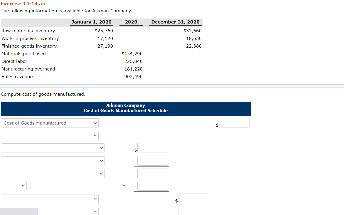 Solved Prepare an income statement through gross profit. | Chegg.com
