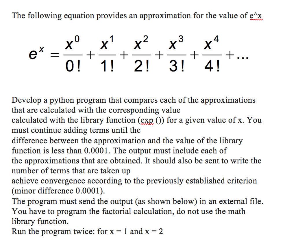 Solved The following equation provides an approximation for | Chegg.com