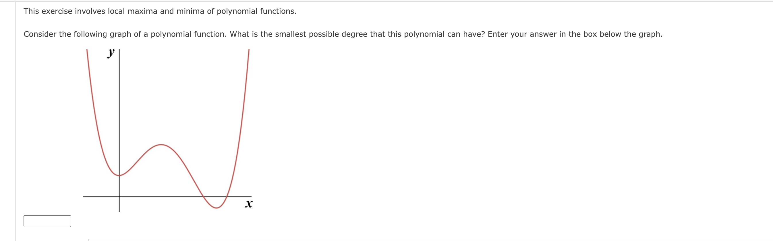Solved This exercise involves local maxima and minima of | Chegg.com