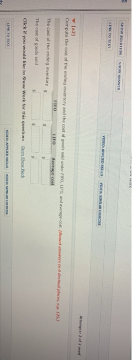 Solved CALCULATORr Exercise 6-7 (Part Level Submission) | Chegg.com