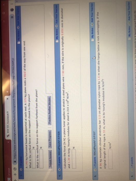 Solved 困 A PHY 151 С https://wwww.weba last?dep-20366284wQ3 | Chegg.com