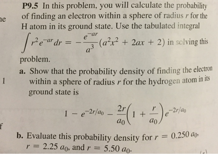 Solved P9.5 In this problem, you will calculate the | Chegg.com