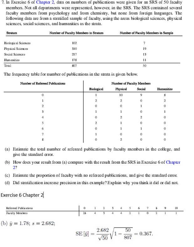 Solved 7. In Exercise 6 of Chapter 2, data on numbers of | Chegg.com