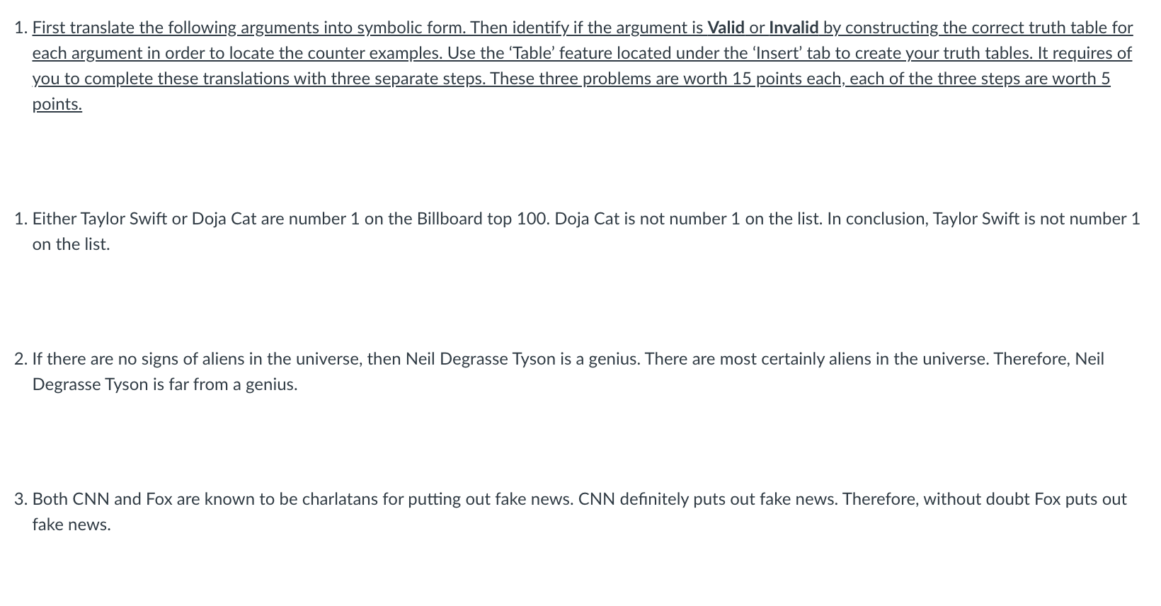 1. First translate the following arguments into | Chegg.com