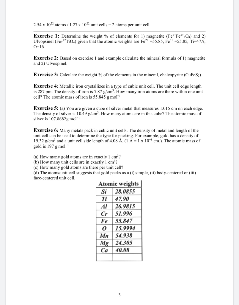 Solved Part A Examples 1. How do you calculate the weight % | Chegg.com