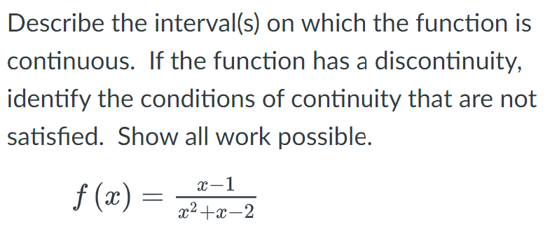 Solved Describe the interval(s) on which the function is | Chegg.com