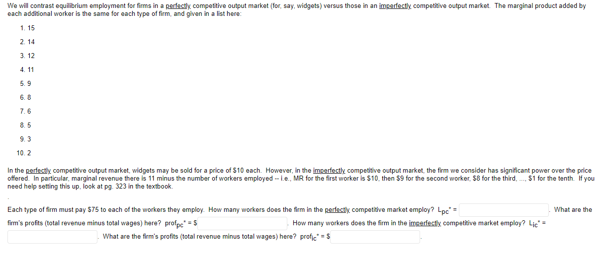 Solved each additional worker is the same for each type of | Chegg.com