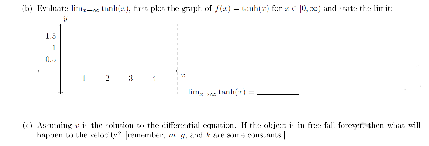 Solved m mg - kv2 Exercise 33. A very common free fall | Chegg.com