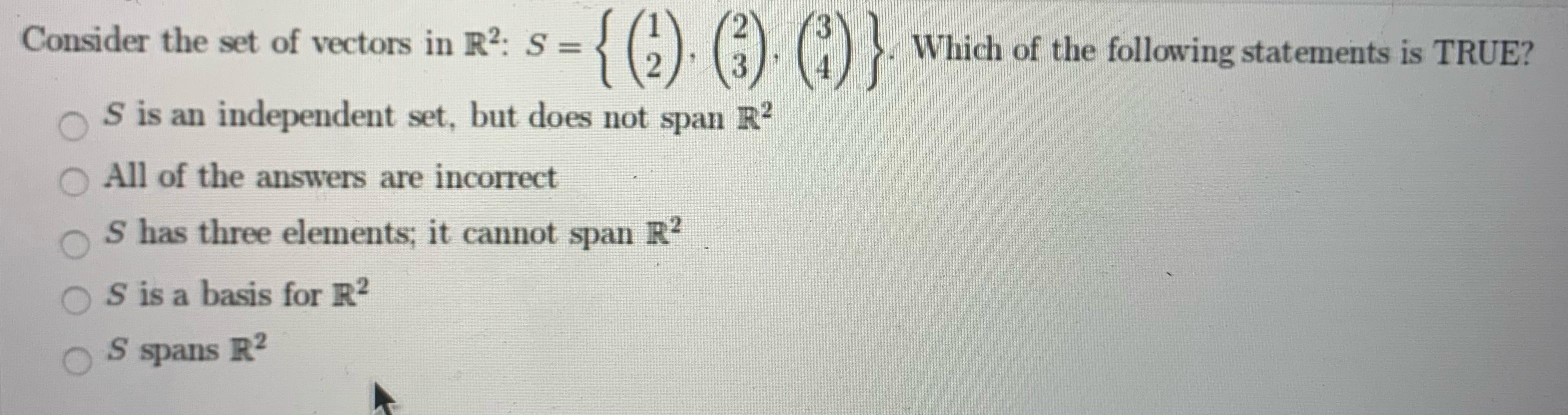 Solved Which of the following is a subspace of P3, the | Chegg.com