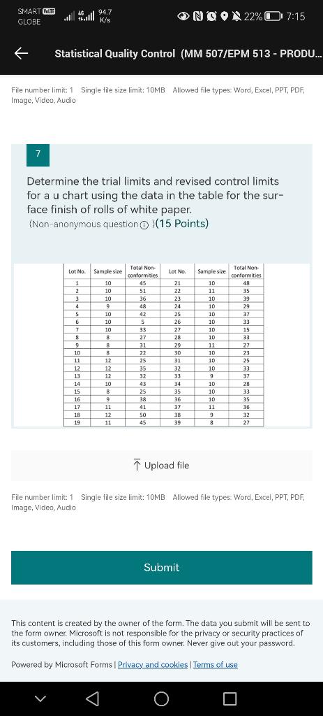 File number limit: 1 Single file size limit; 10MB | Chegg.com