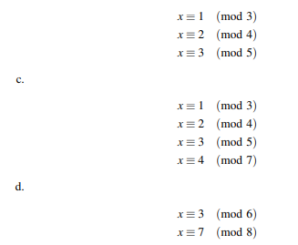Solved 2. Find all integer solutions of the following | Chegg.com
