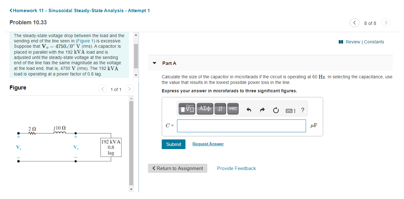 Solved The steady-state voltage drop between the load and | Chegg.com