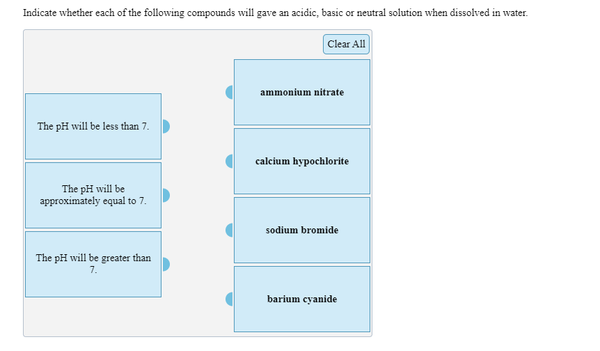 Solved Indicate whether each of the following compounds will | Chegg.com