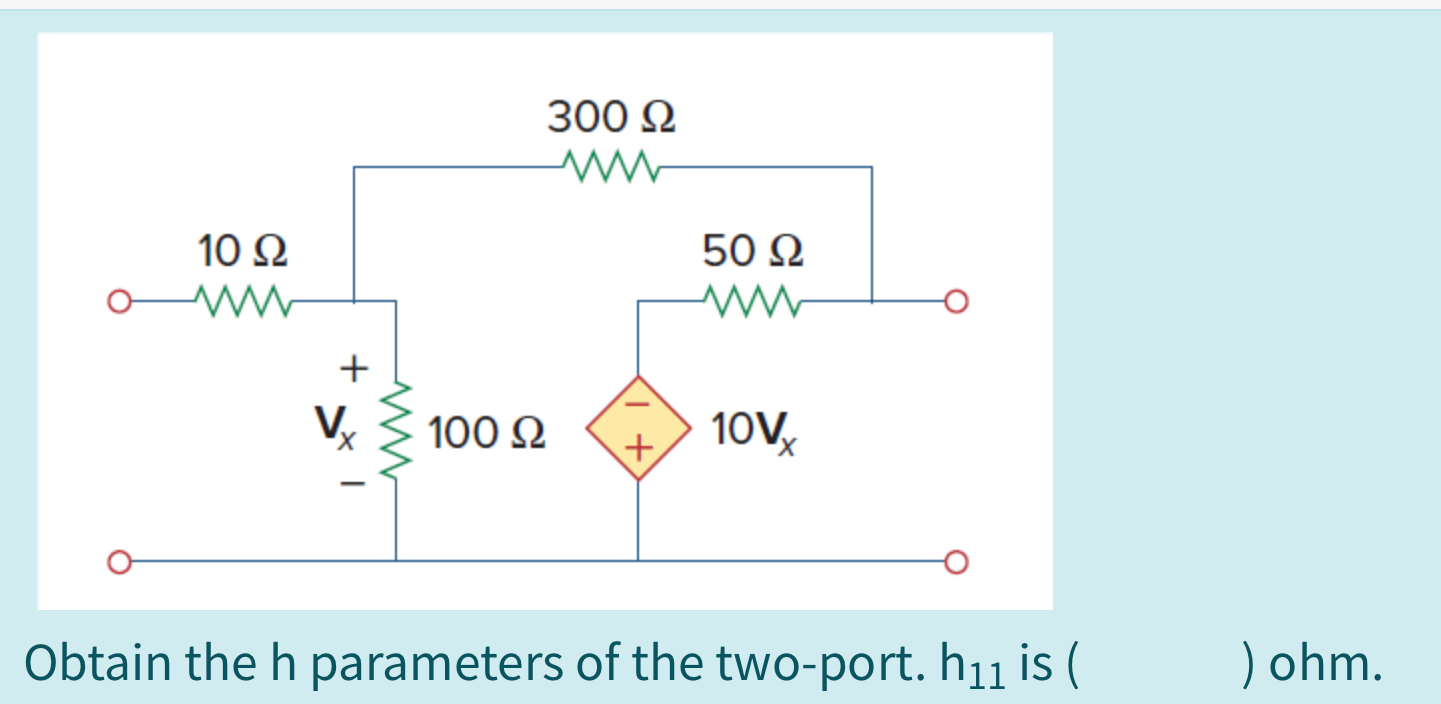 Solved Z11+Z21 is (?) ohm. 10 Ω 10 Ω Λ- 10 Ω Ο 10 Ω 10 Ω | Chegg.com