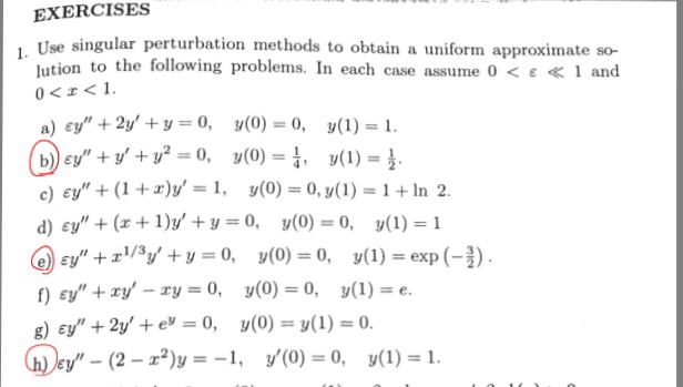 Use Singular Perturbation Methods To Obtain A Uniform